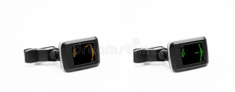 Guitar Digital Tuner Isolated Stock Image - Image of guitars, sync ...