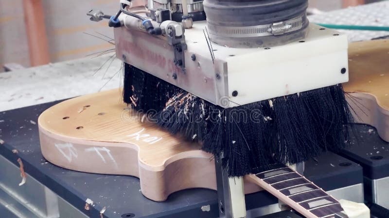 Guitar Factory, Assembly Process Stock Image - Image of production ...
