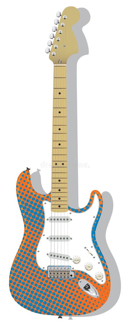 Guitar Fender Stratocaster - Stock Vector - Illustration of culture ...