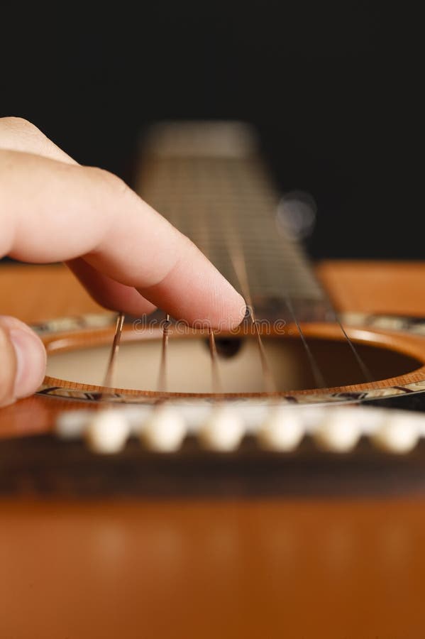 Guitar fingers stock photo. Image of string, guitar, spruce - 9795936
