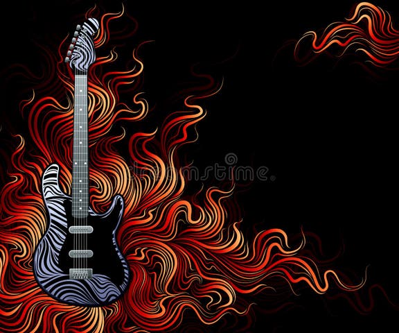 Fire Guitar Vector Stock Illustrations – 3,626 Fire Guitar Vector Stock ...
