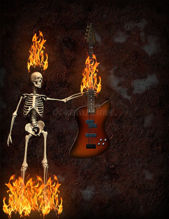 Rock Roll Skeletal Stock Illustrations – 4 Rock Roll Skeletal Stock ...