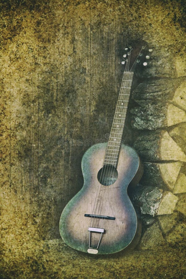 Grunge guitar stock photo. Image of grungy, guitar, inside - 2641704
