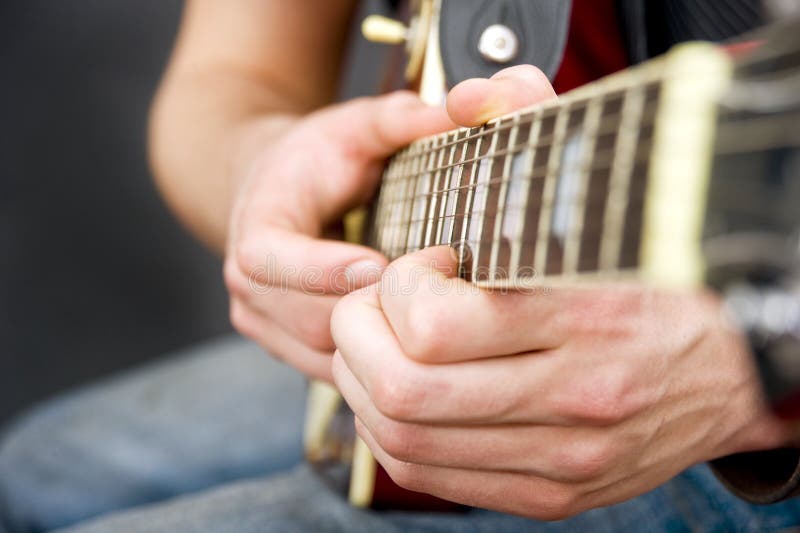 Guitar hands stock image. Image of country, selective - 13256325