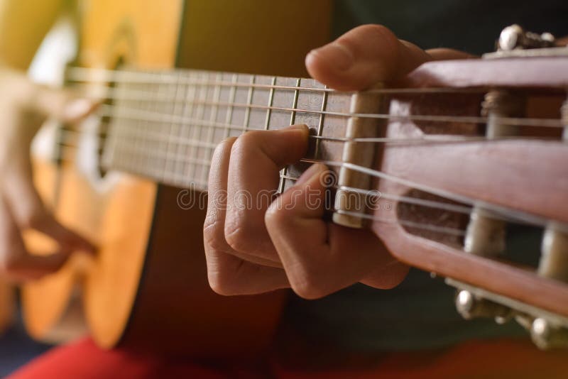 Guitar lesson stock photo. Image of musician, player - 137970432