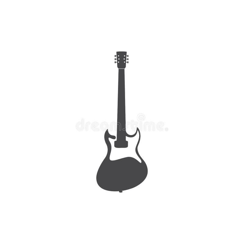 Guitar Logo Template Vector Icon Illustration Stock Vector ...