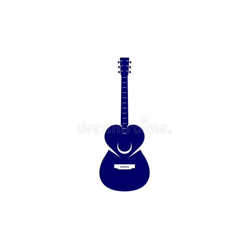 Guitar Love Design Vector Template. Simple Set of Electric Guitar ...