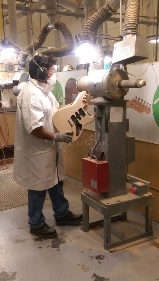 Guitar Manufacturing editorial image. Image of gibson - 46982740