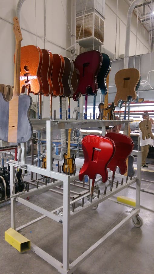 Guitar Manufacturing editorial stock photo. Image of manufacturing ...