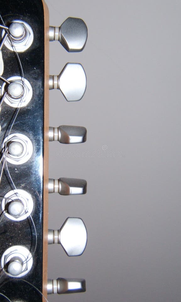 Guitar mech stock image. Image of black, music, headstock - 237935