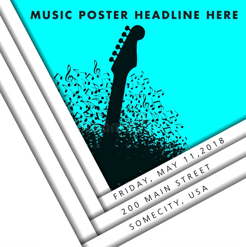 Musical Notes Buzz Around a Perfect Circle Stock Vector - Illustration ...