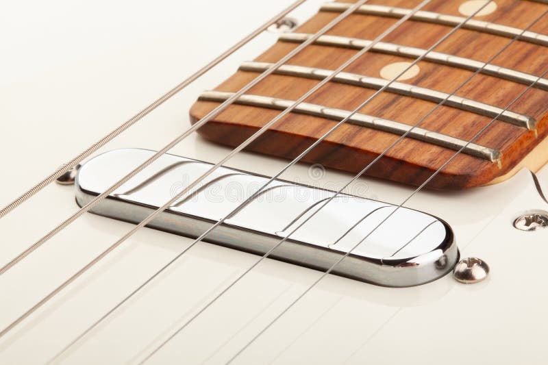 Guitar Neck Single Coil Pickup Stock Photo - Image of guitar, electric ...