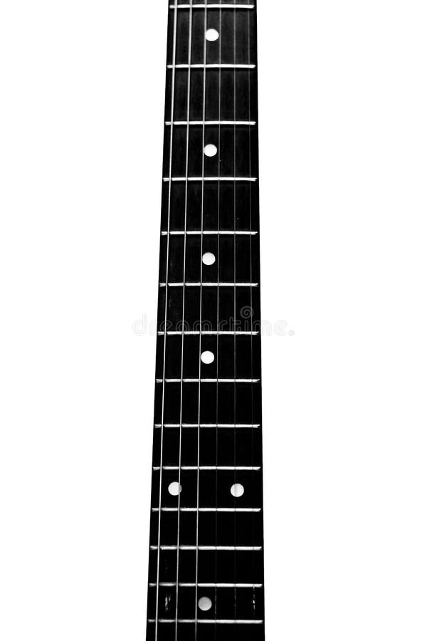 Guitar Neck with Strings Closeup. Stock Photo - Image of music, guitar ...