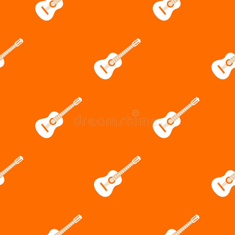 Guitar pattern seamless stock vector. Illustration of modern - 101204460