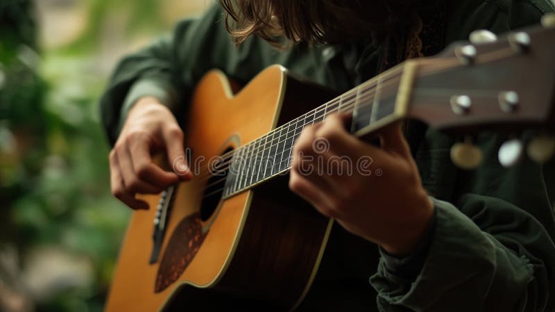 Guitar performance stock illustration. Illustration of live - 332535161