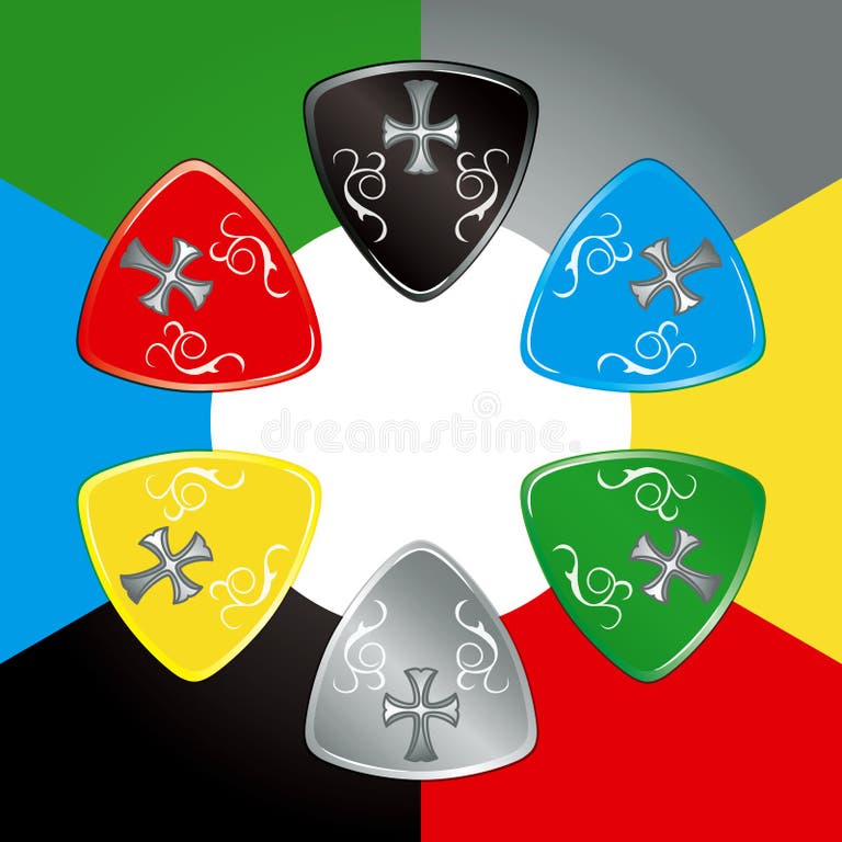 Black Guitar Pick Stock Illustrations – 2,124 Black Guitar Pick Stock ...