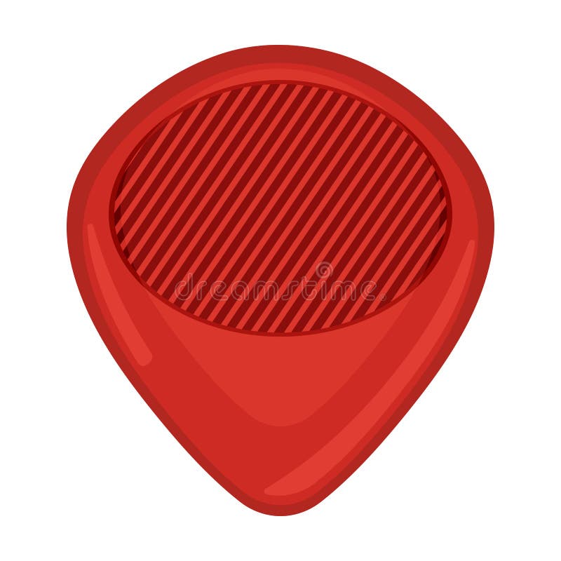 Guitar Pick Vector Icon.Cartoon Vector Icon Isolated on White ...