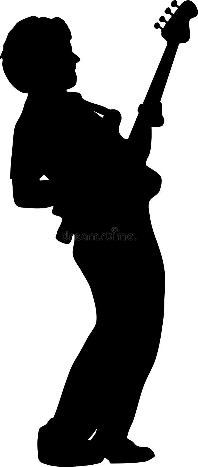 Guitar Player Silhouette Stock Illustrations – 3,113 Guitar Player ...