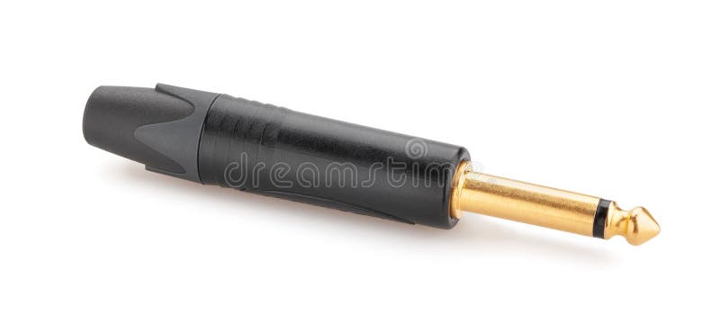 Guitar Plug Jack Path Isolated Stock Photo - Image of guitar, electric ...