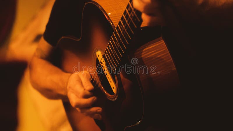 Guitar on the satage stock image. Image of guitars, musical - 177519253