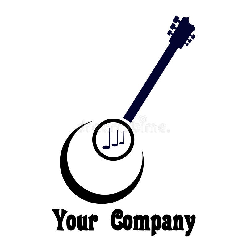 Guitar Store Vector Logo, Music Instrument Logo Stock Illustration ...