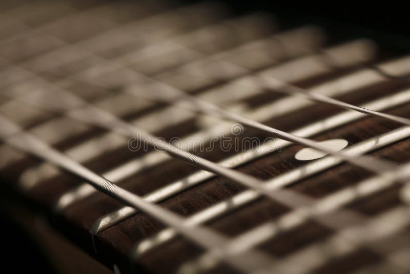 Guitar strings stock image. Image of music, strings, macro - 12759123
