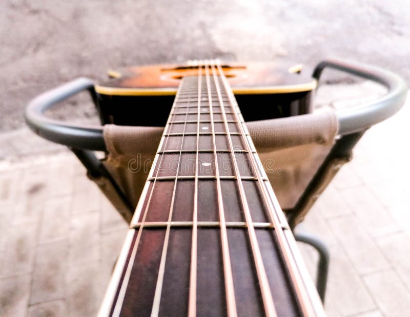 Guitar Strings Closeup stock image. Image of macro, closeup - 183723153