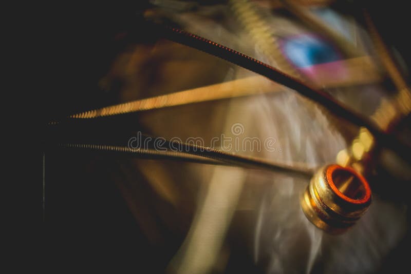 Guitar Strings Texture and Clean Background Stock Image - Image of ...