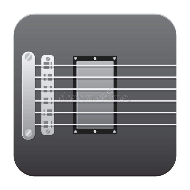 Guitar Strings. Vector Illustration Decorative Design Stock Vector ...