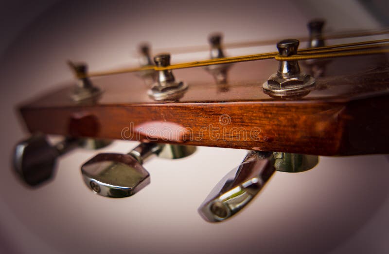 Guitar Strings Guitar stock photo. Image of interior - 127389872