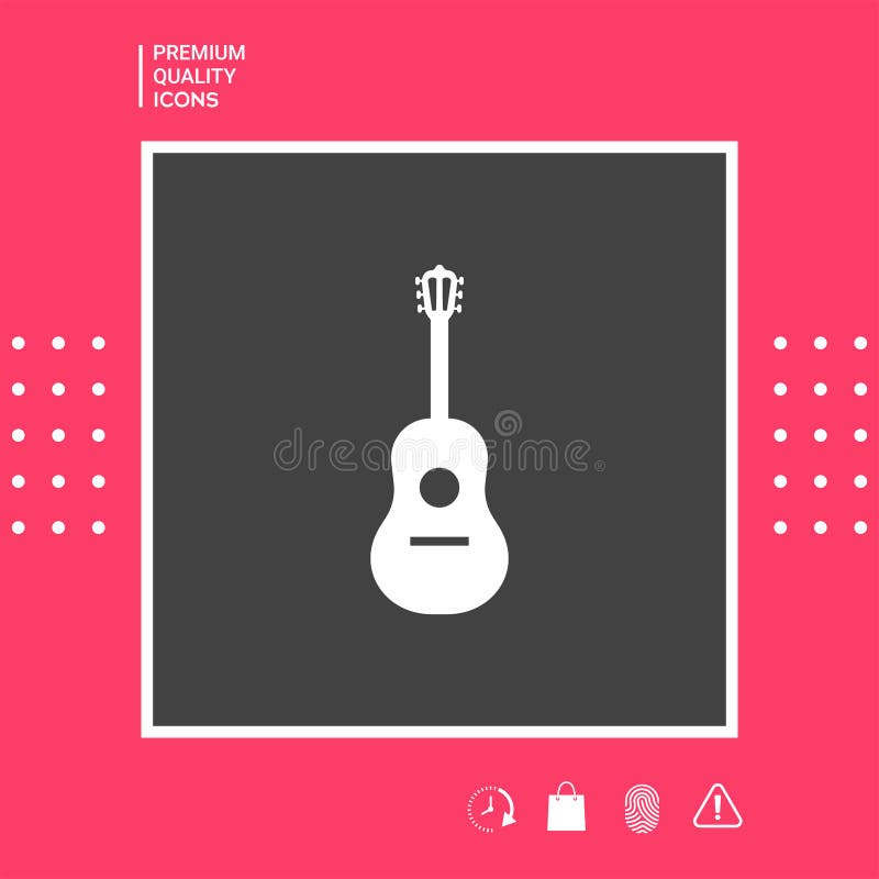 Guitar Symbol Icon. Graphic Elements for Your Design Stock Vector ...