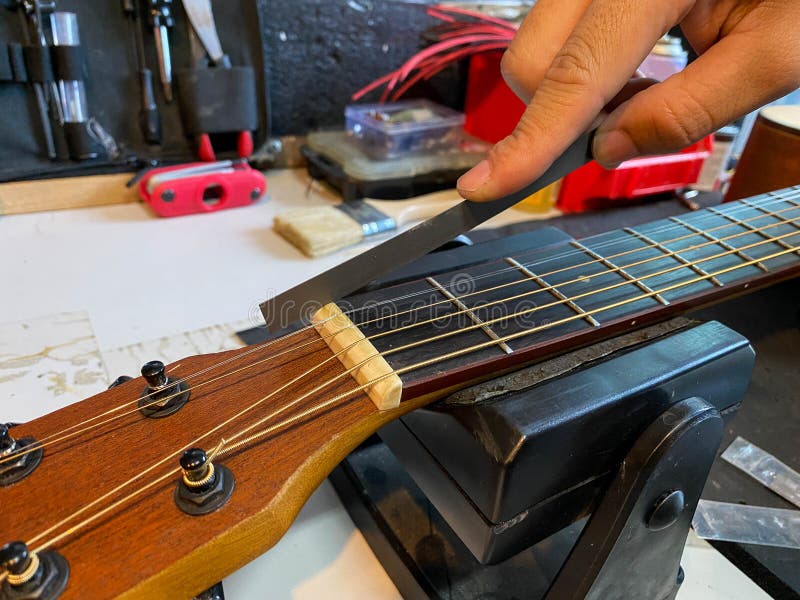 Guitar shaping stock image. Image of luthier, guitar - 26210137