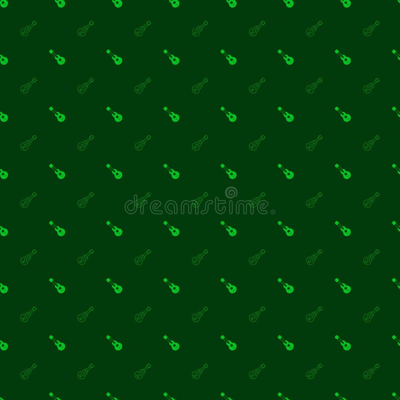 Guitar Seamless Pattern Background. Vector Texture Illustration. Stock ...