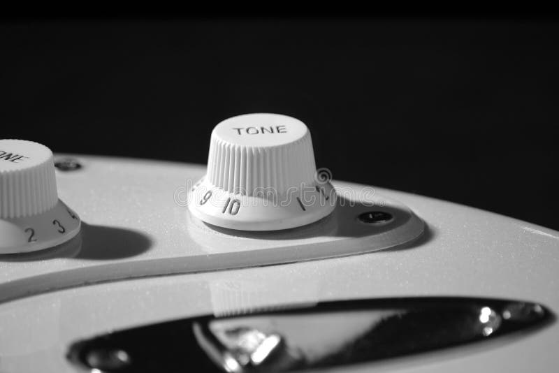 Guitar tone knob stock image. Image of power, blues, electricity - 56749715