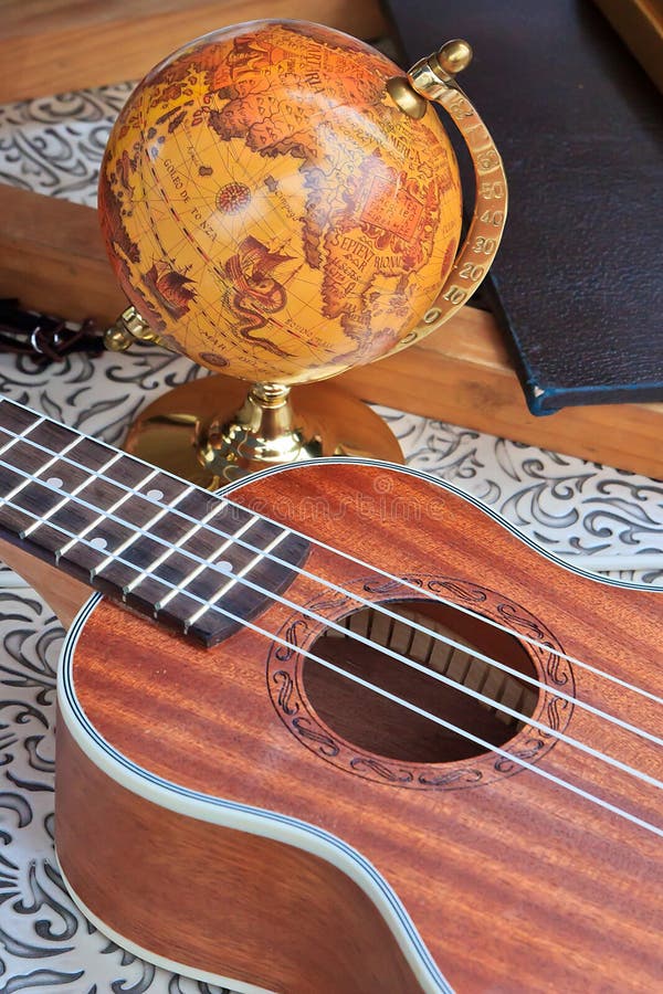 Guitar and World Globe stock image. Image of life, guitar - 28955579