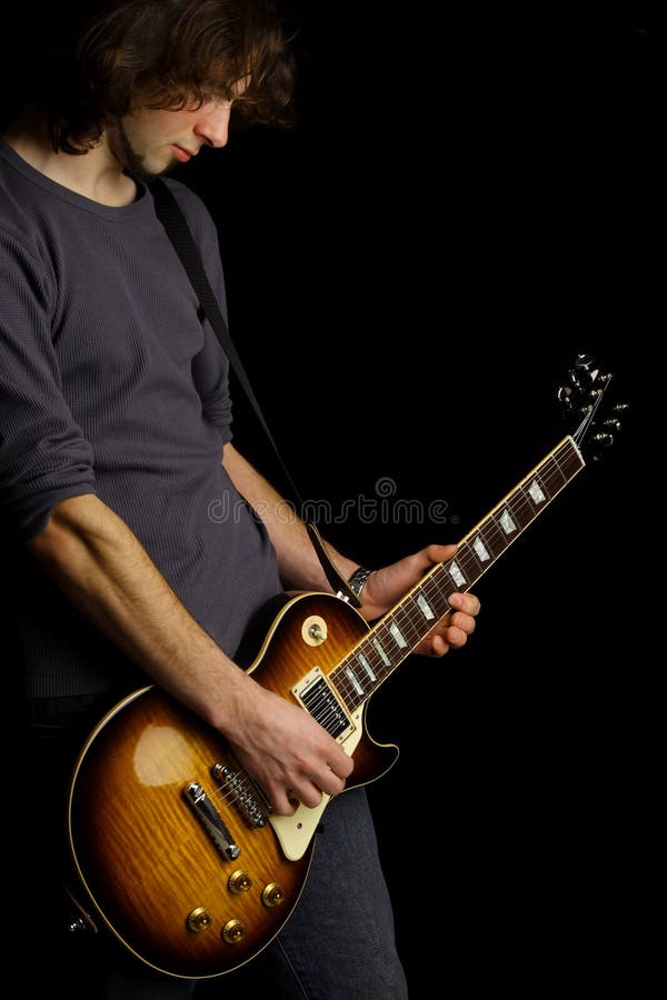 Rock guitarist stock photo. Image of musician, perform - 2486650