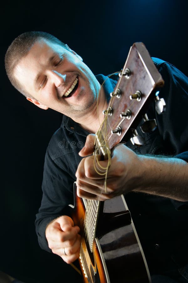 Guitarist stock image. Image of guitarist, music, closeup - 8637089