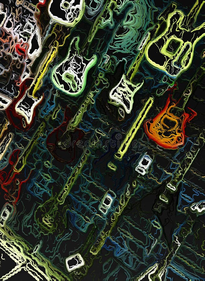 Guitars background stock image. Image of background, abstract - 36990675