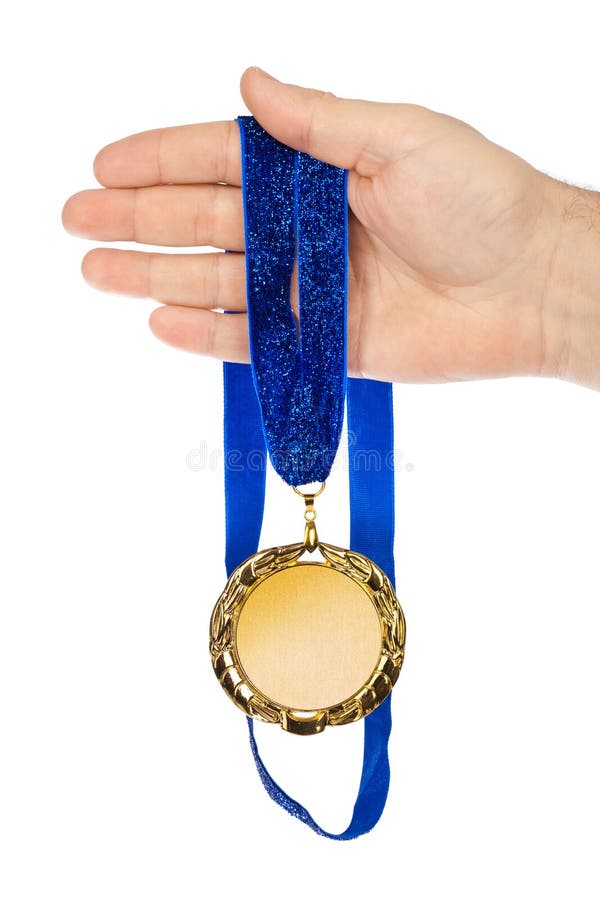 Guld medal och spruta arkivfoto. Bild av kris, medicin - 161335578