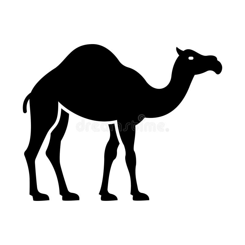 Gulf Camel Isolated Vector Icon that Can Be Easily Modified or Edited ...