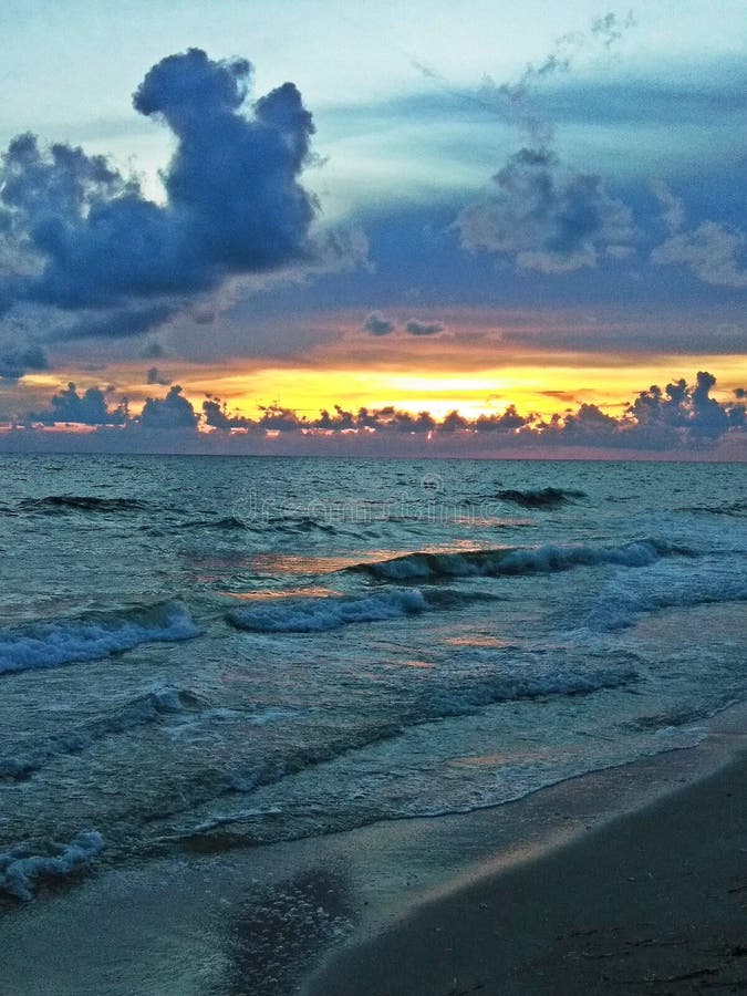 Gulf Coast Florida Sunset stock photo. Image of florida - 122514480