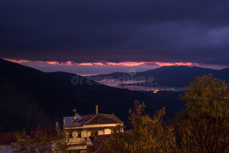 Gulf of Corinth stock image. Image of archaeological - 66247961