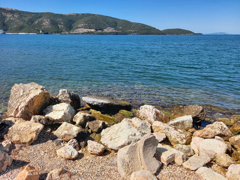 The Gulf of Igoumenitsa (Greece) Stock Image - Image of edge, coastal ...