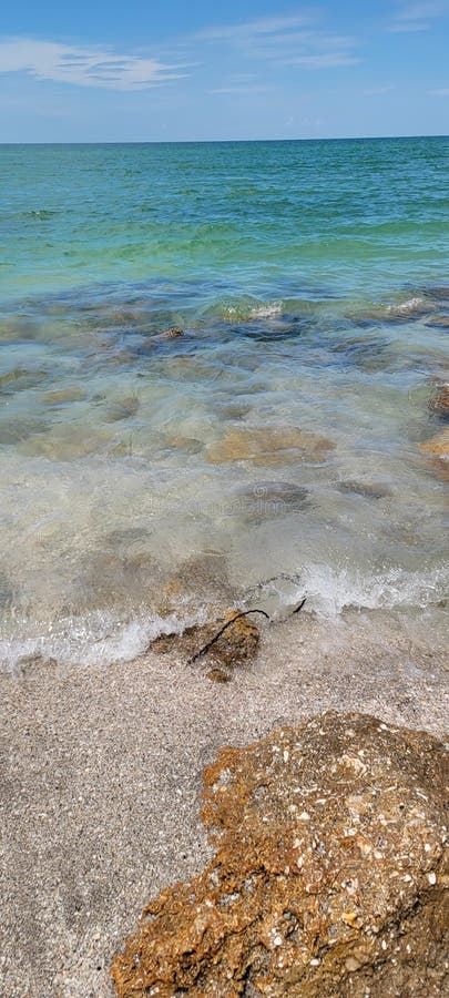 Gulf of Mexico Ocean Views from Venice Florida Stock Photo - Image of ...