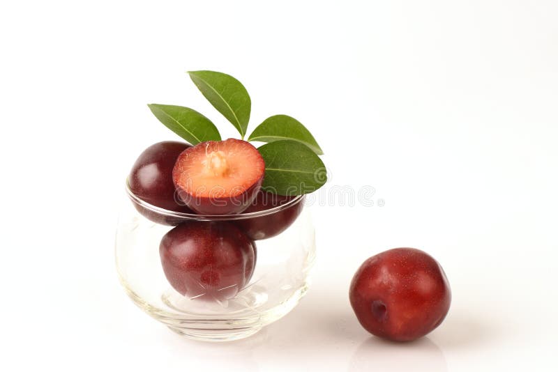 Gulf ruby plum. stock photo. Image of eating, ripe, oxidants - 56866316