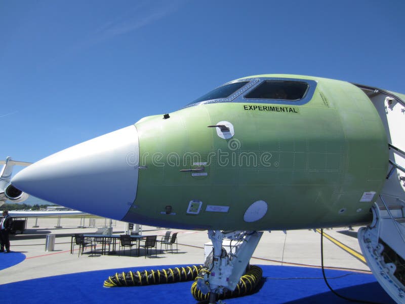 Gulfstream 650 Business Jet Editorial Image - Image of pilot, flight ...