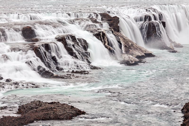 Gullfoss Waterfall in Iceland Stock Image - Image of gullfoss, moving ...