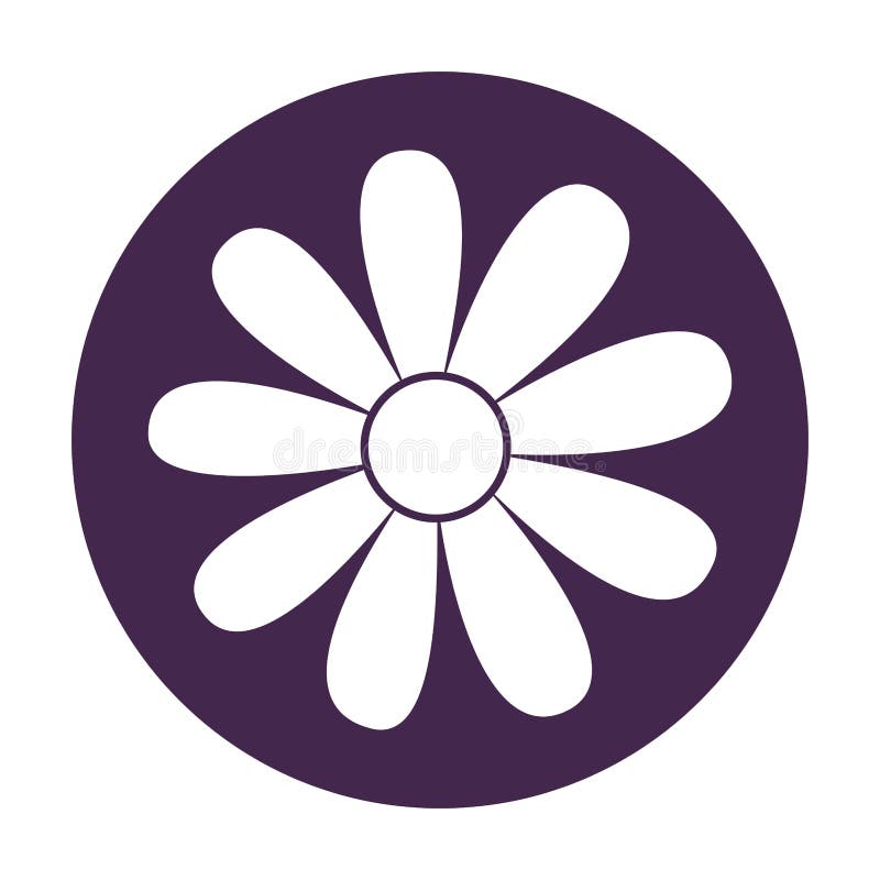 Gullig Solros Isolerad Symbol Vektor Illustrationer - Illustration av ...