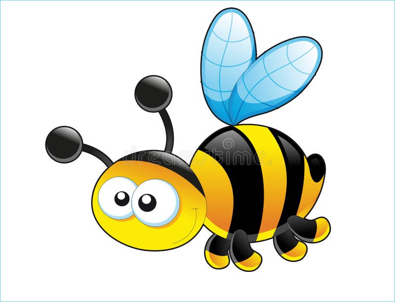 Gulligt bi. vektor illustrationer. Illustration av pojke - 29124977