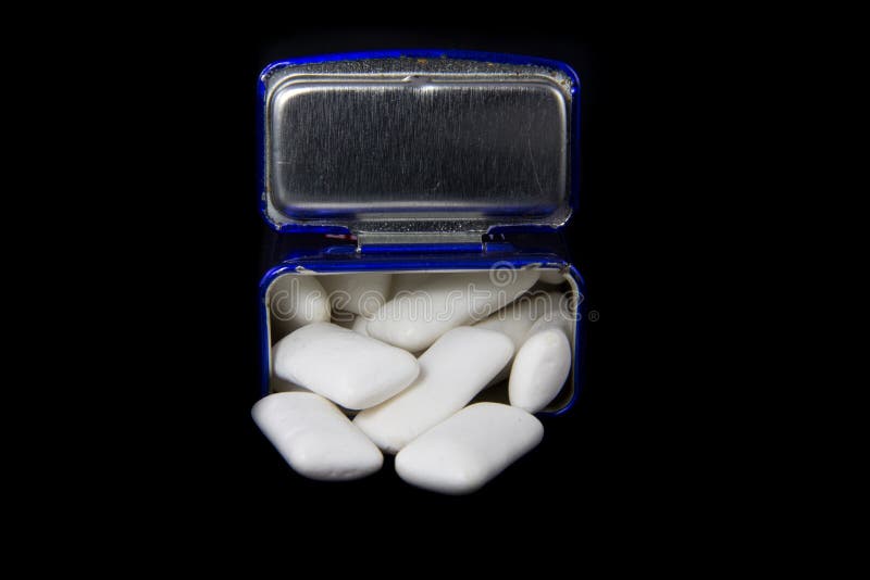 Gum in a box stock image. Image of isolated, fresh, aroma - 24065657